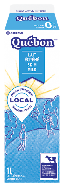 Lait blanc écrémé | Québon